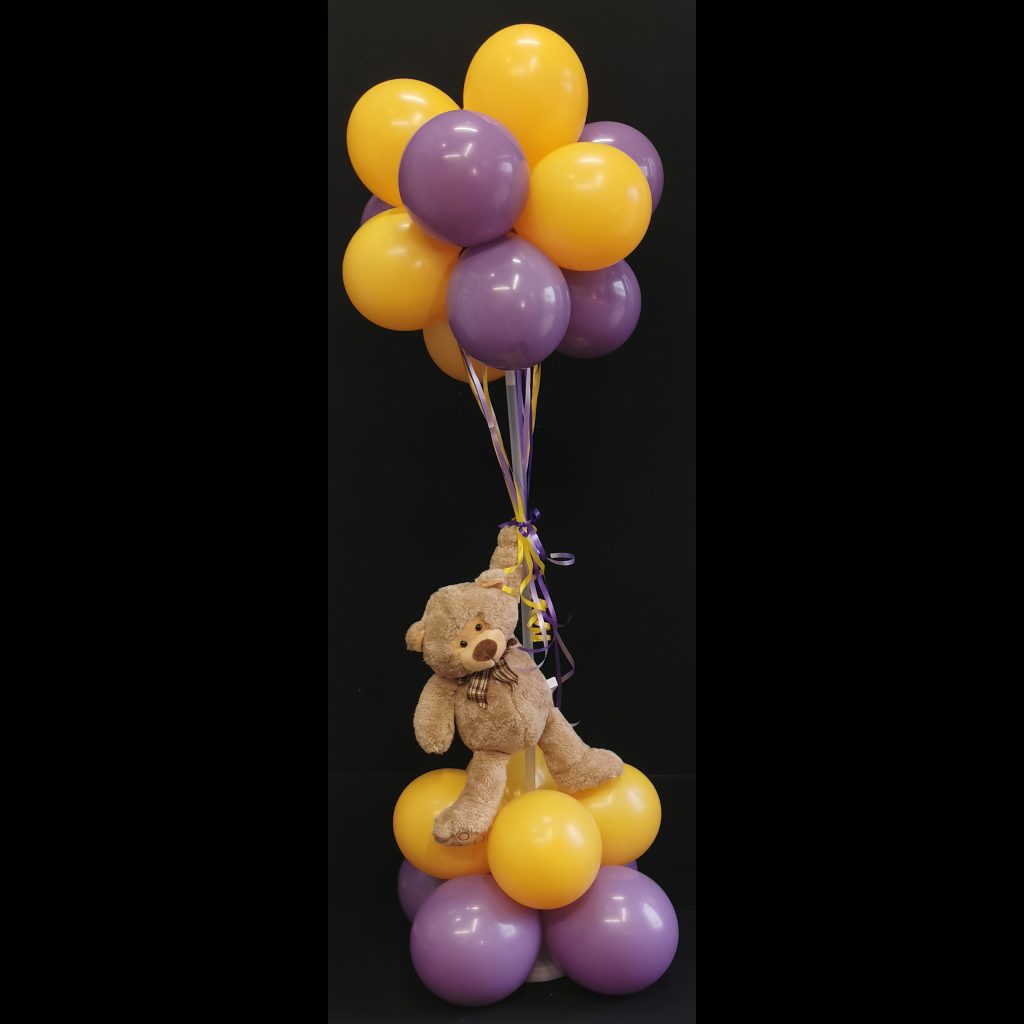 Large Up and Away Bear Balloon Display | Kerry's Party For Less