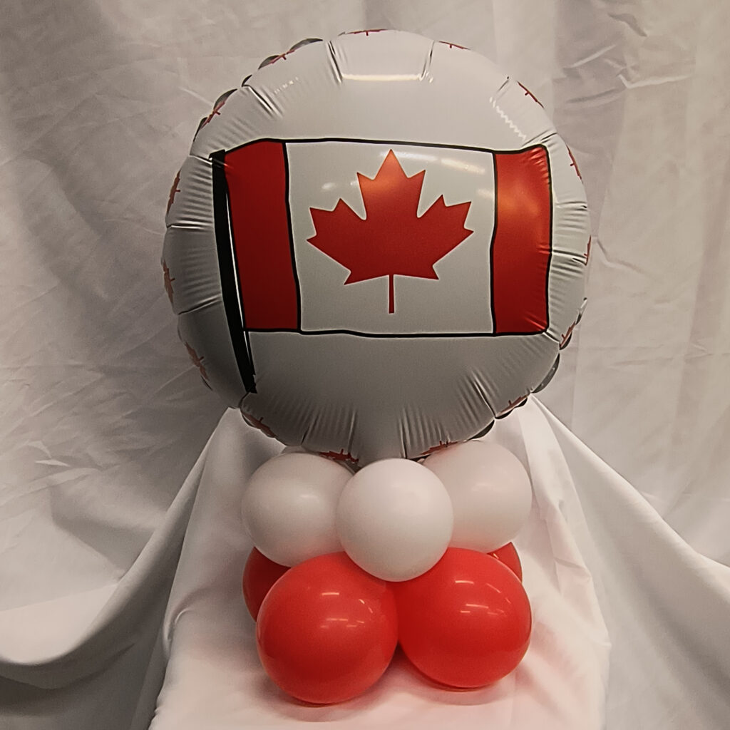 Canada Day Table Balloon Display | Kerry's Party For Less